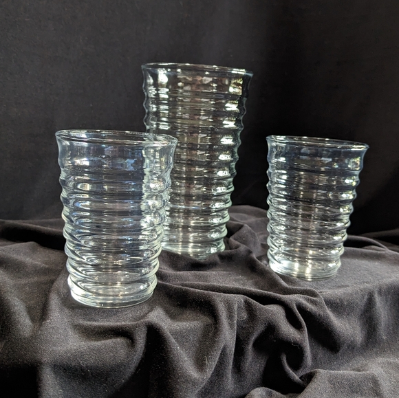 Dining | 3 Park Avenue Manhattan Pattern Glasses | Poshmark
